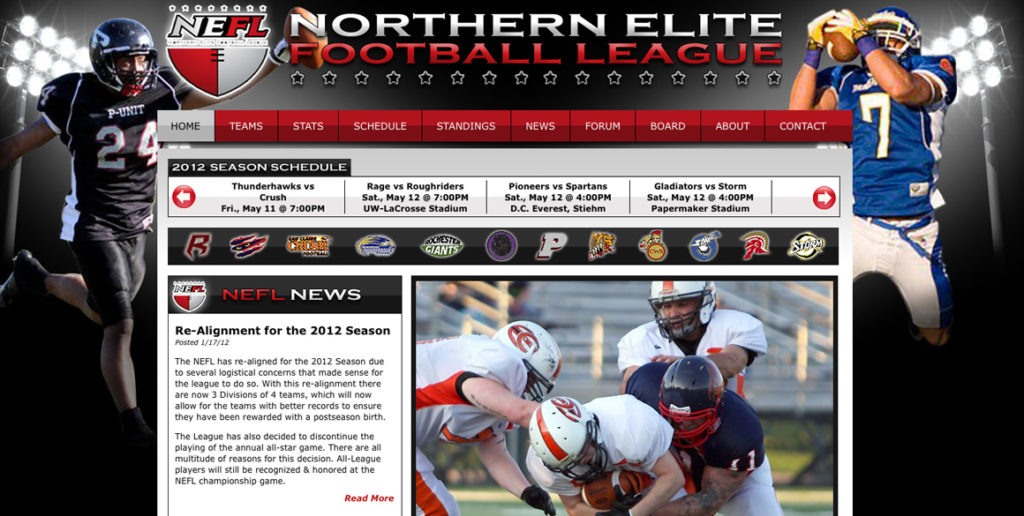 Northern Elite Football League New Website Launch | The BLU Group