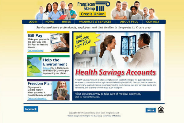 Bank Websites - La Crosse Web Design Agency | The BLU Group