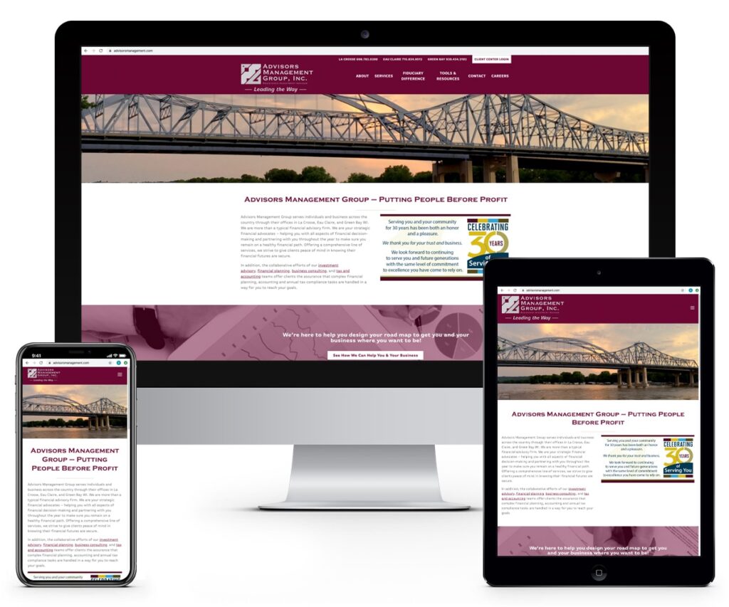 Custom Websites Built for Financial Institutions by The BLÜ Group