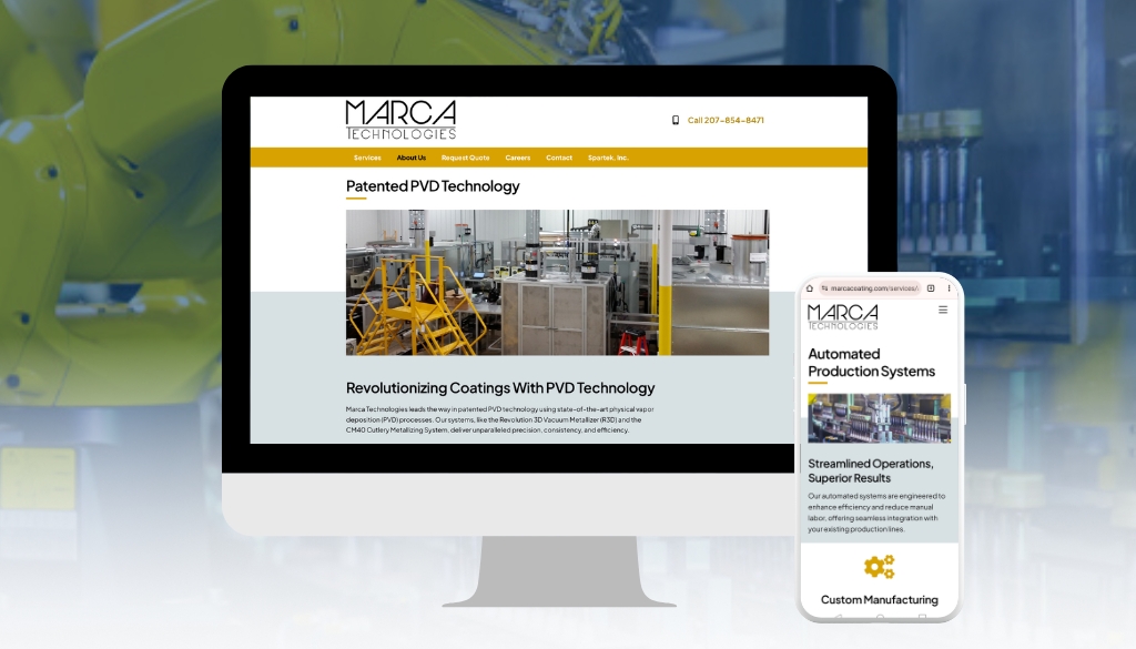 The BLU Group New Website For Marca Technologies
